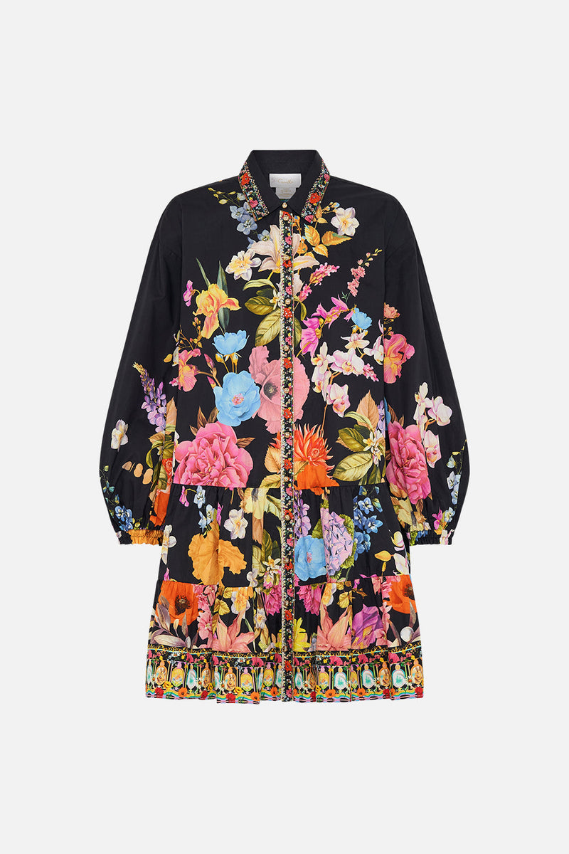 Tiered Shirt Dress, Divine Divinity | CAMILLA EU – CAMILLA EU