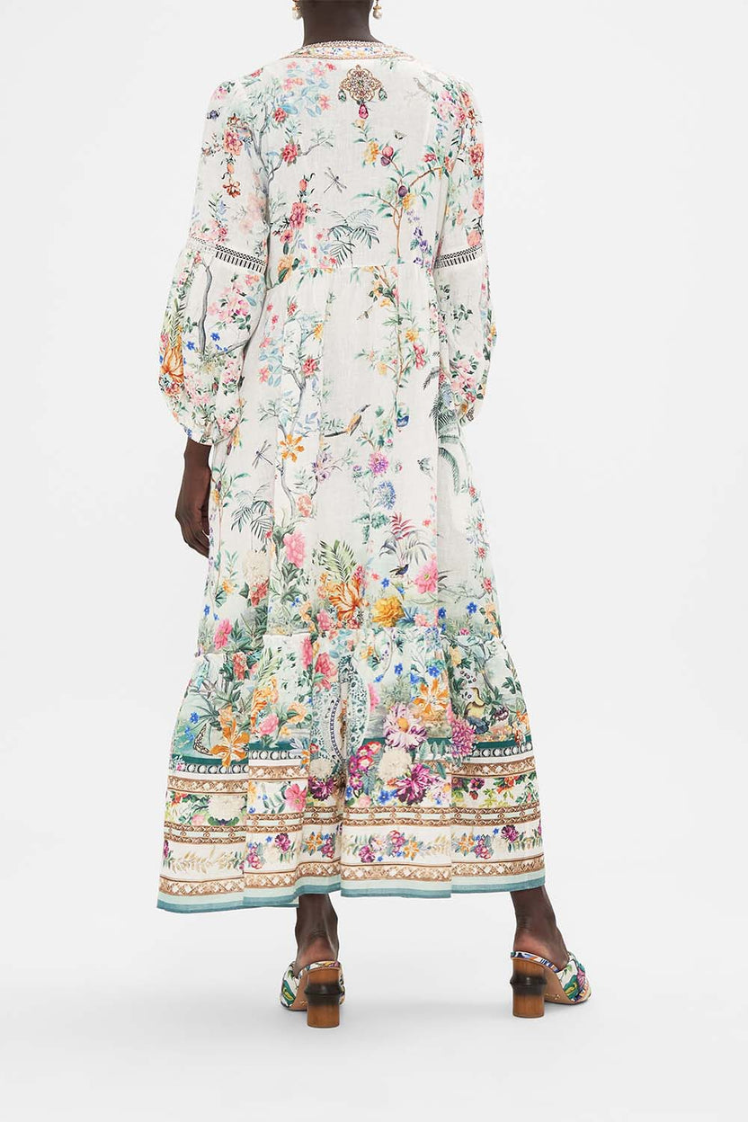 Tie Neck Dress Plumes And Parterres Camilla Eu Camilla Eu