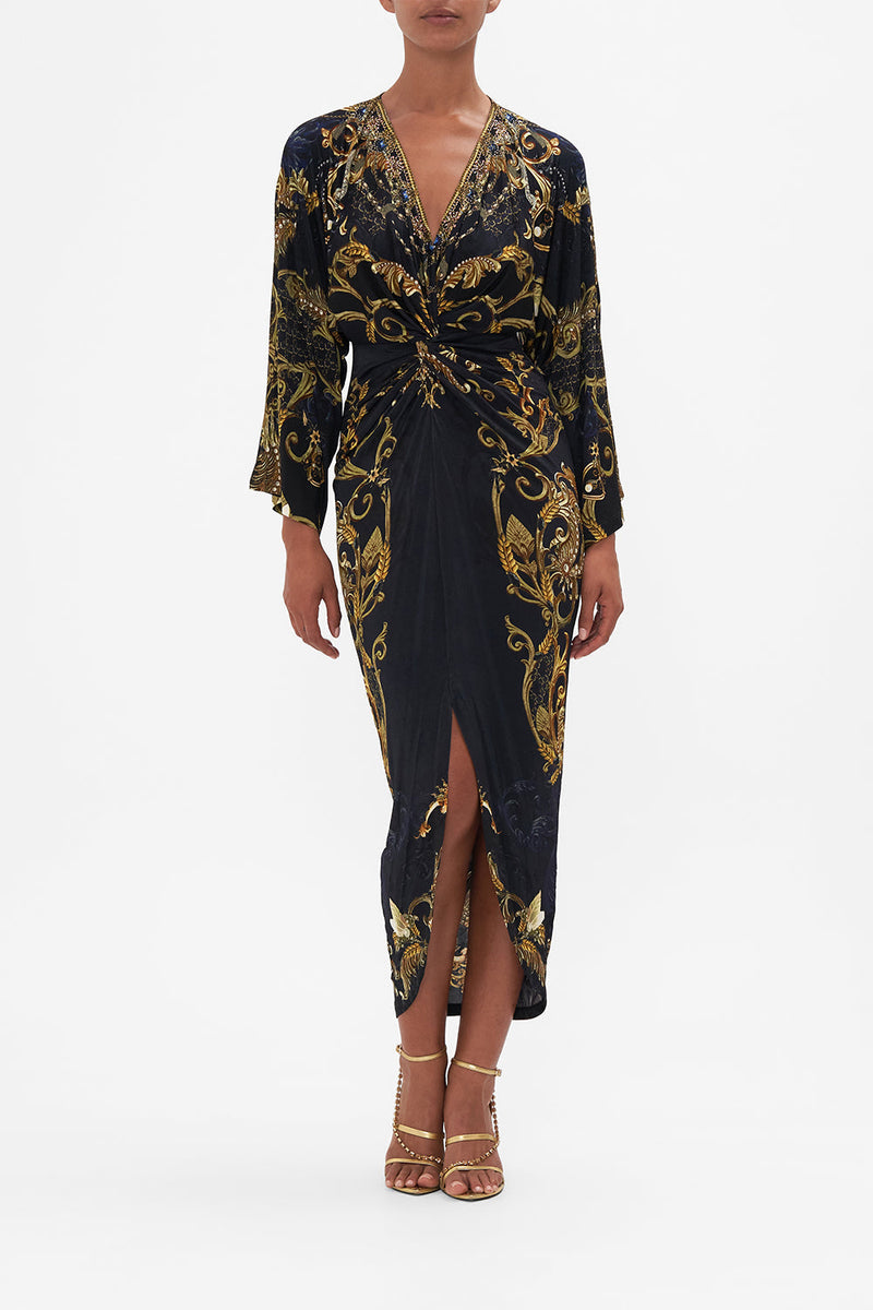 Long Split Front Twist Dress | CAMILLA EU – CAMILLA EU