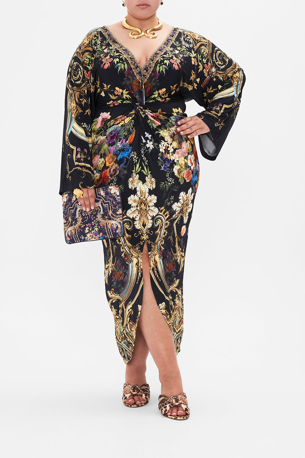 Long Split Front Twist Dress| CAMILLA EU – CAMILLA EU