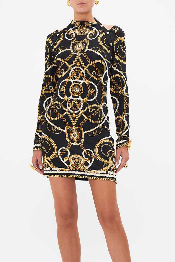 Short Cut Out Shoulder Jersey Dress| CAMILLA EU – CAMILLA EU