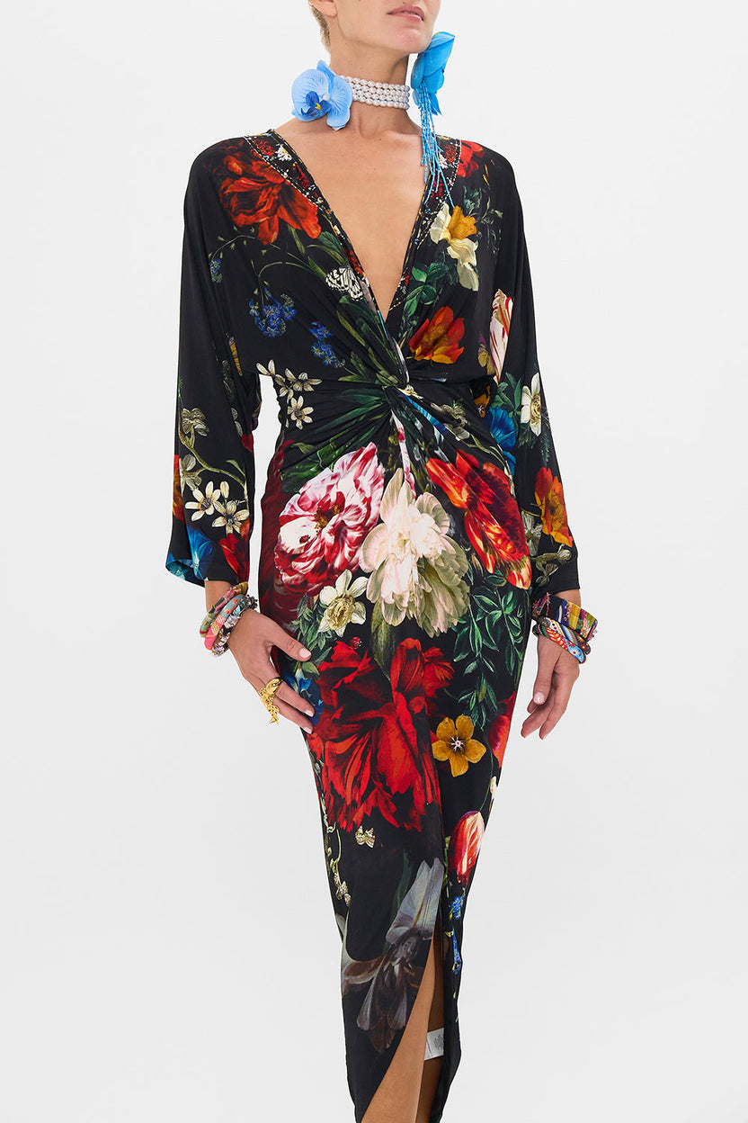 Long Split Front Twist Dress A Still Life | CAMILLA EU – CAMILLA EU