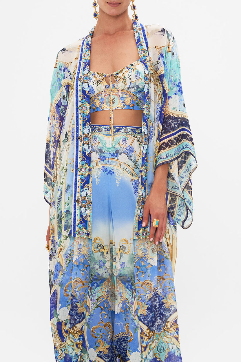 Kimono Layer With Collar, Views Of Vesuvius | CAMILLA EU – CAMILLA EU