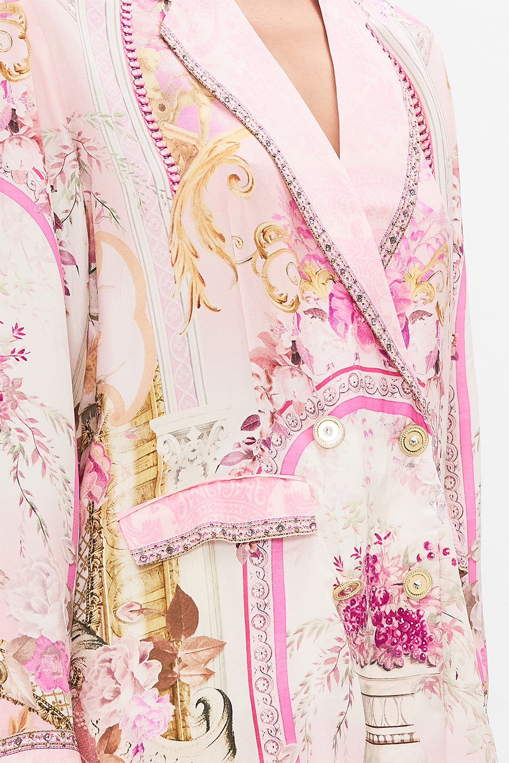 Double Breasted Soft Jacket, Fresco Fairytale | CAMILLA EU – CAMILLA EU