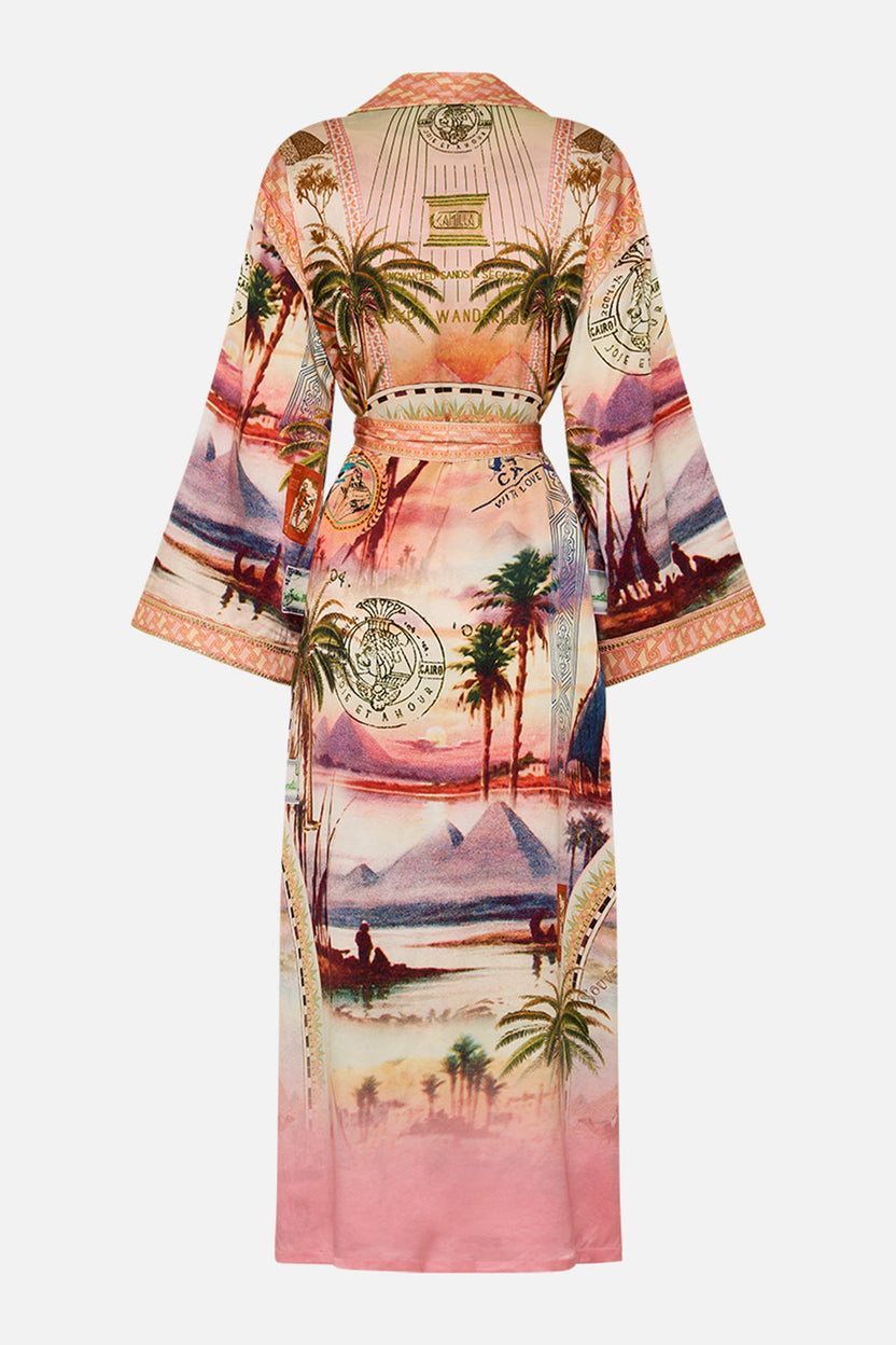 The Milla's Got Mail Long Robe With Flared Sleeve| CAMILLA EU – CAMILLA EU