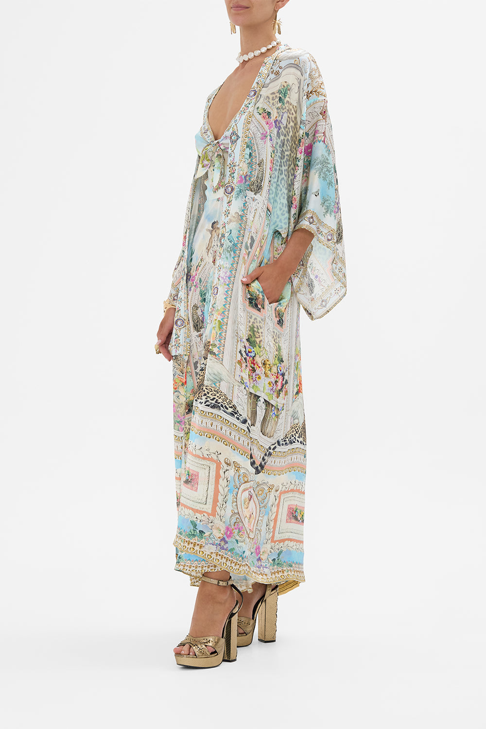 The We Always Have Alexandria Kimono Layer With Collar| CAMILLA EU – CAMILLA EU