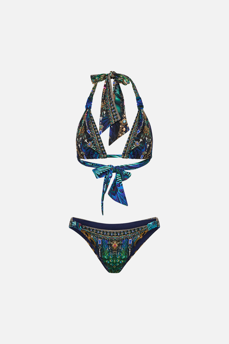 The Dominican Decadence Soft Thick Tie Triangle Bikini Set With Tab ...