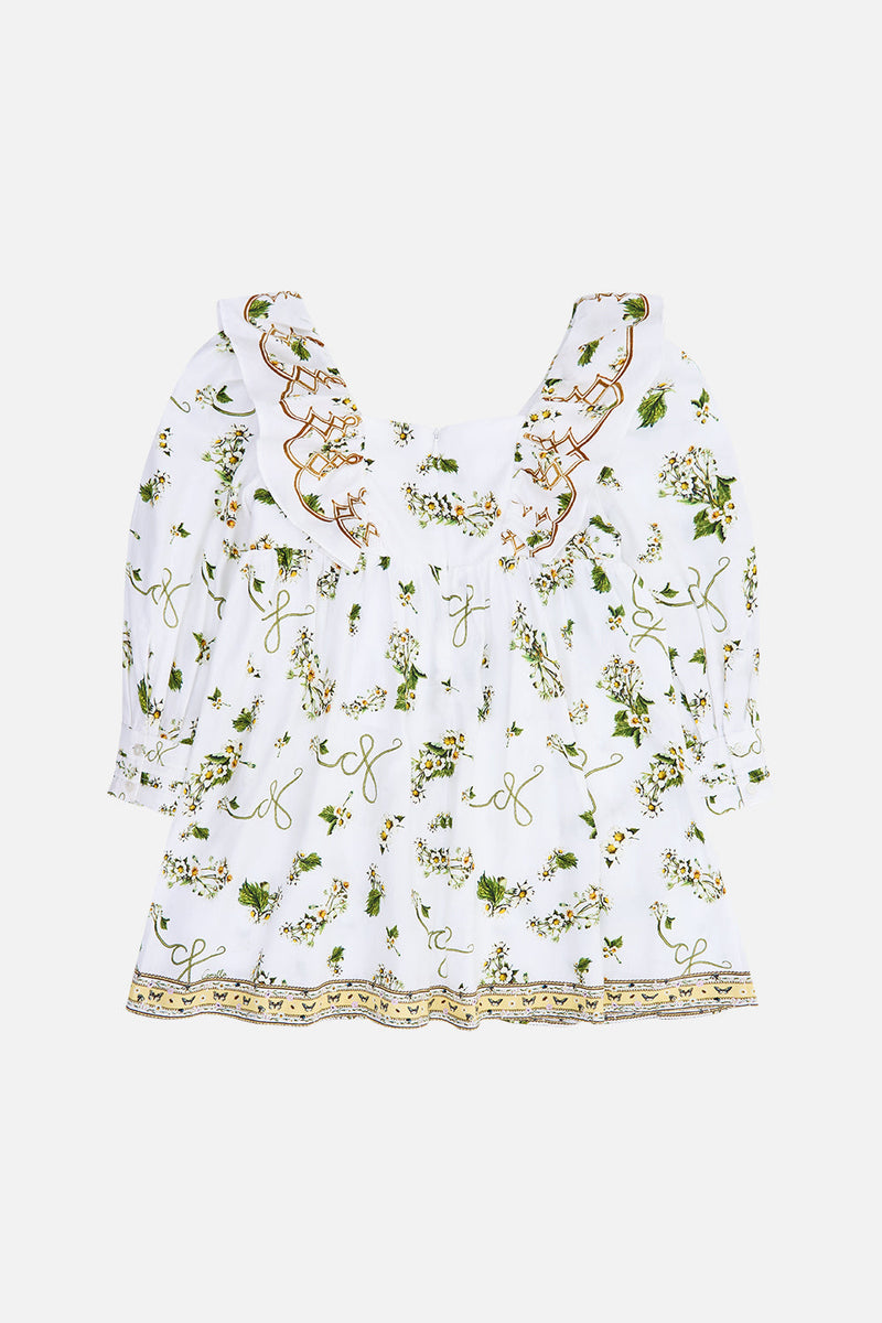 The Daisy Chains Kids Puff Sleeve Mini Dress 4-10 | CAMILLA EU – CAMILLA EU