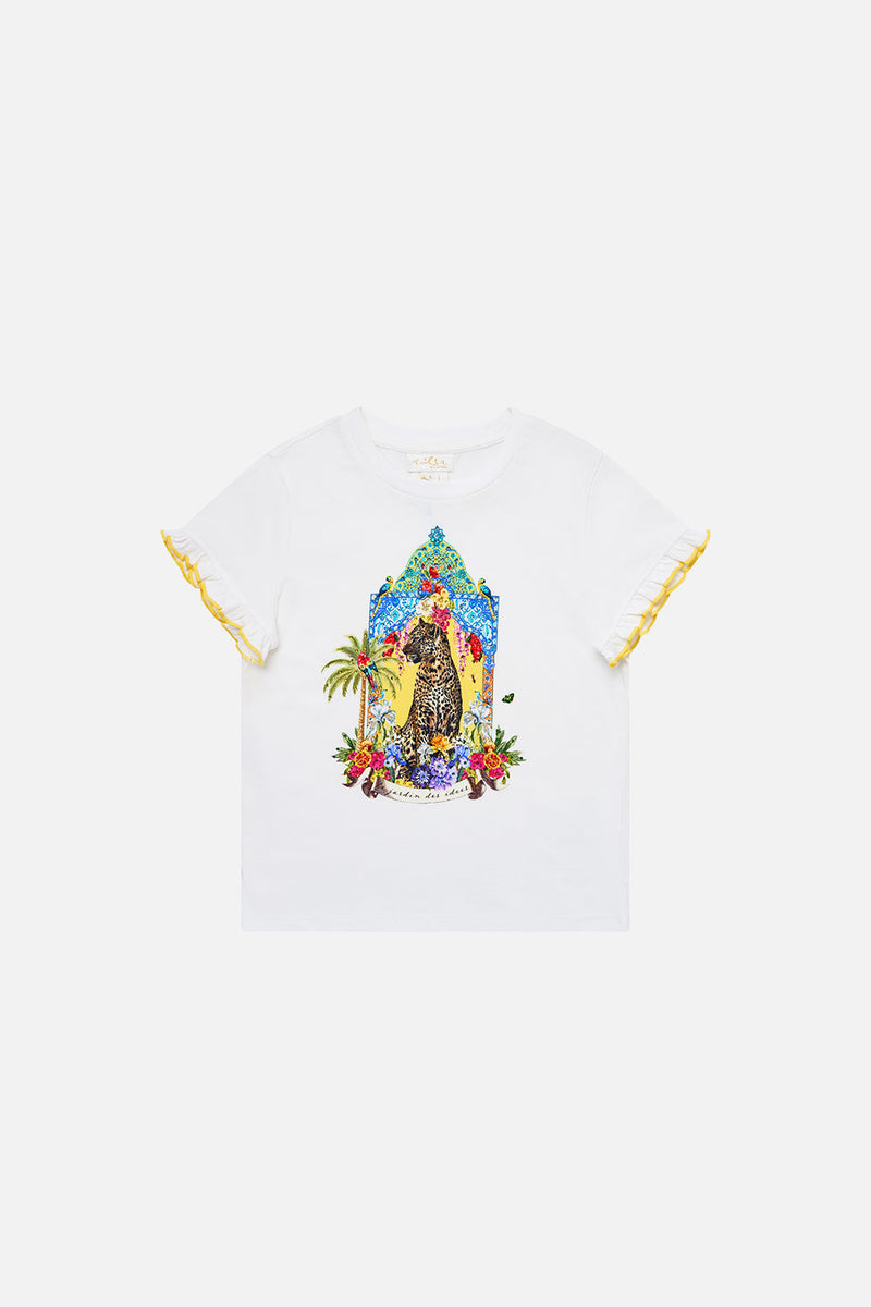 Sultanahmet Summer Kids Frill Sleeve Tee With Babylocked Edge | CAMILLA ...