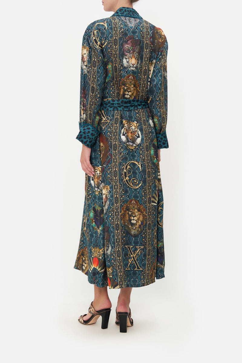 Long Robe With Tie, Heads Will Roll | CAMILLA EU – CAMILLA EU