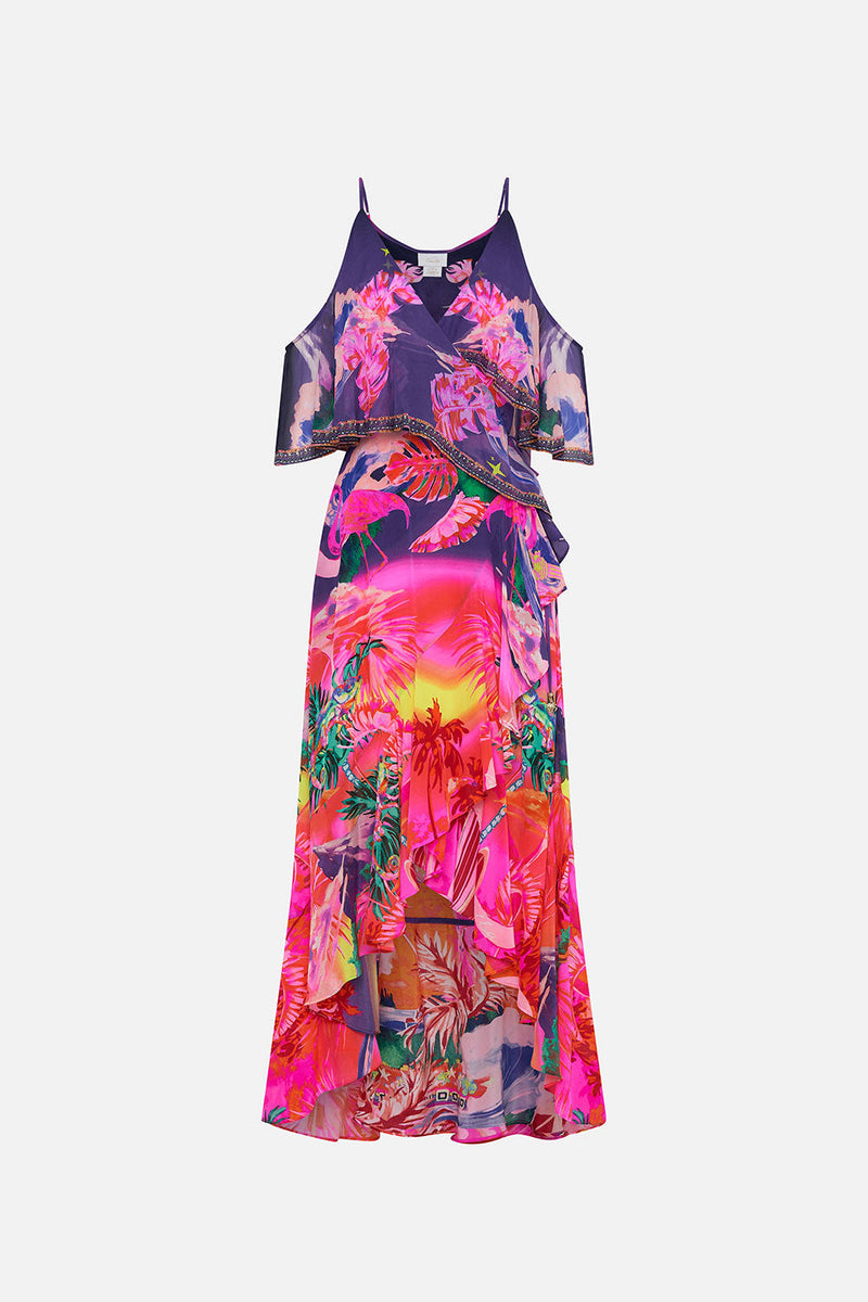 Ruffle Overlayer Wrap Dress| CAMILLA EU – CAMILLA EU