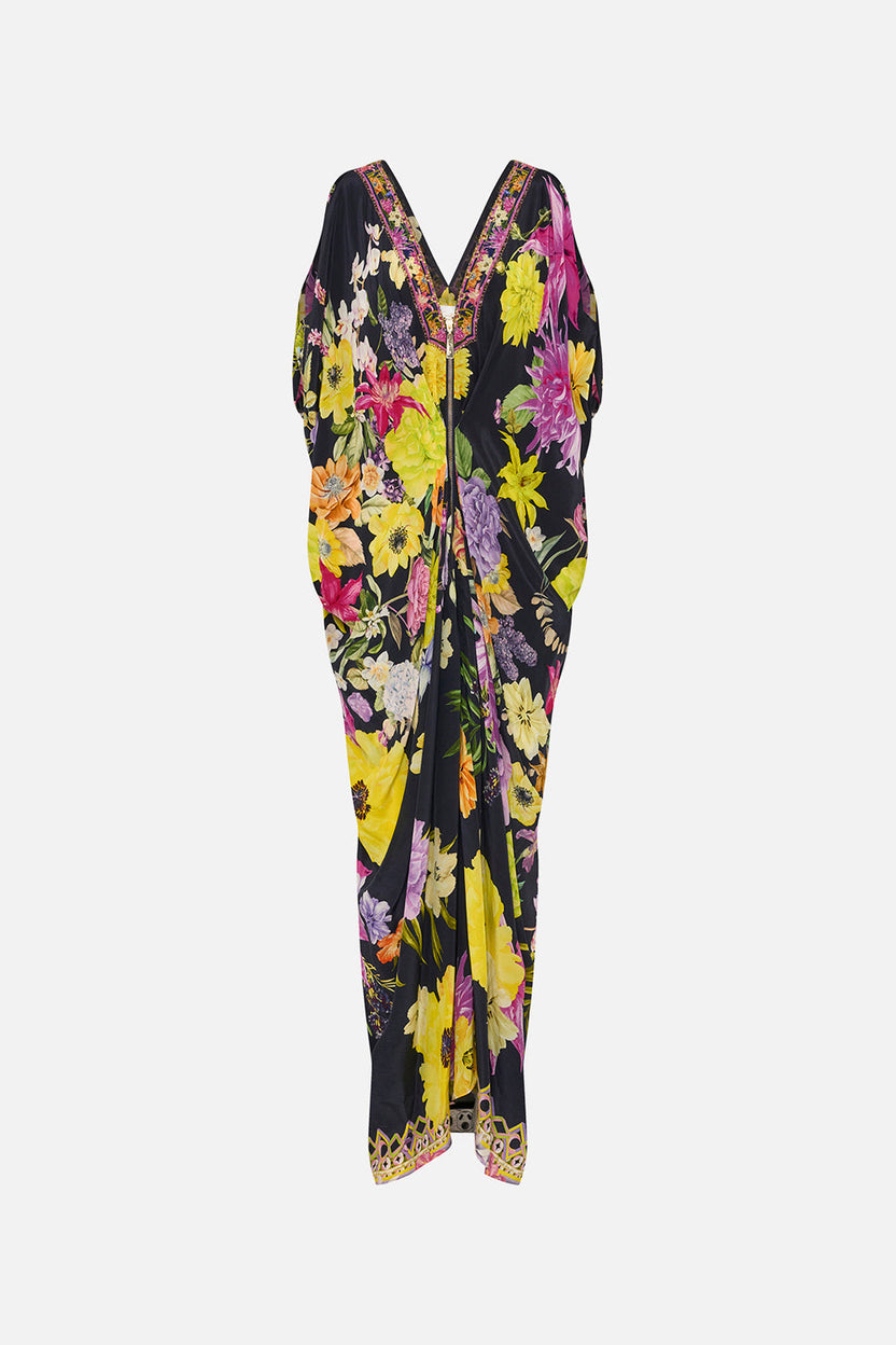 Long Drape Dress With Zip Front| CAMILLA EU – CAMILLA EU