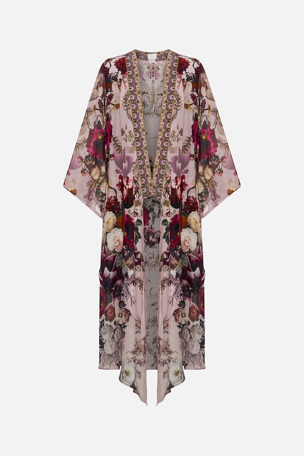 ROBE WITH DOUBLE LAYERED HEM GYPSY ROSE – CAMILLA EU