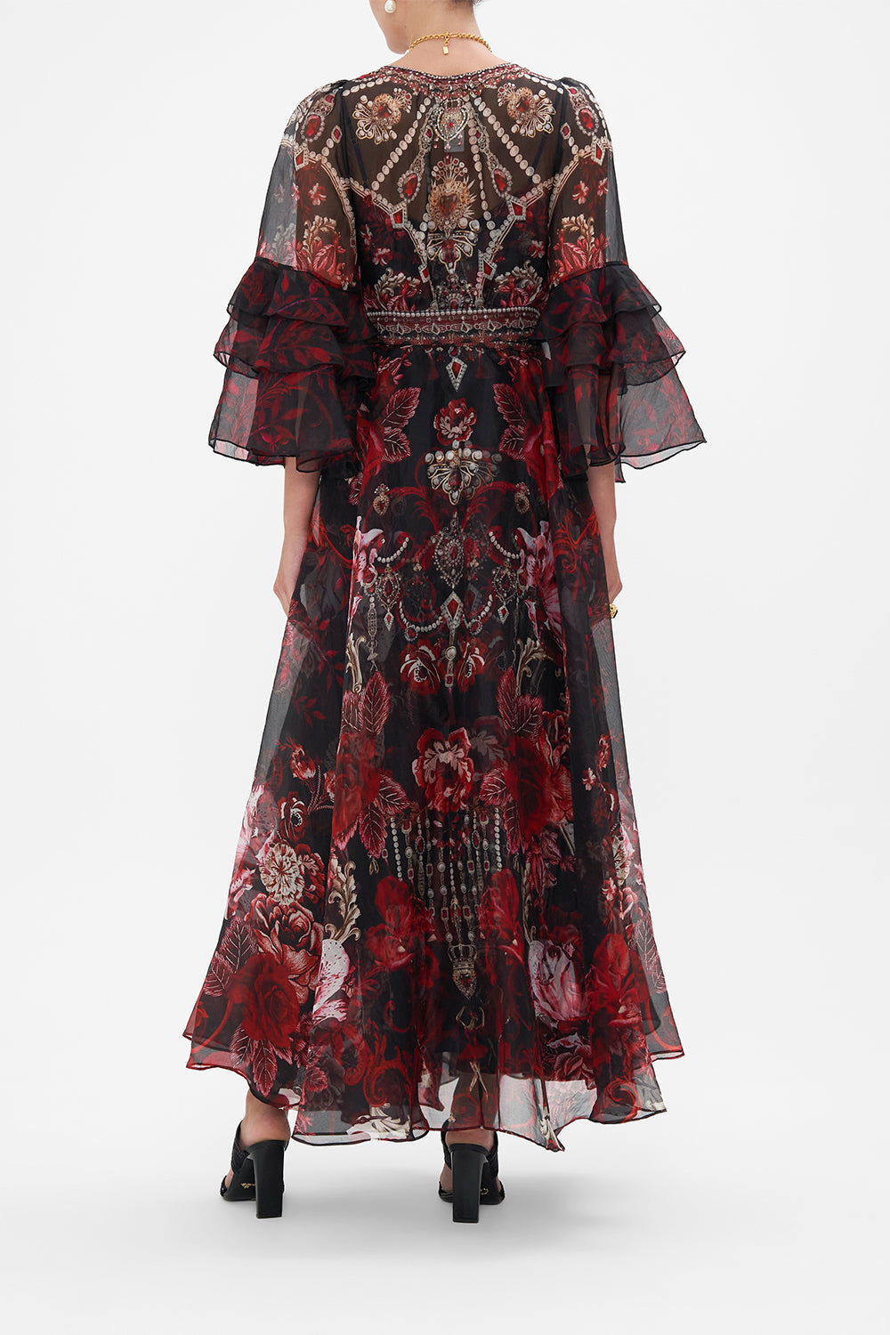 Wrap Dress With Ruffle Sleeve| CAMILLA EU – CAMILLA EU