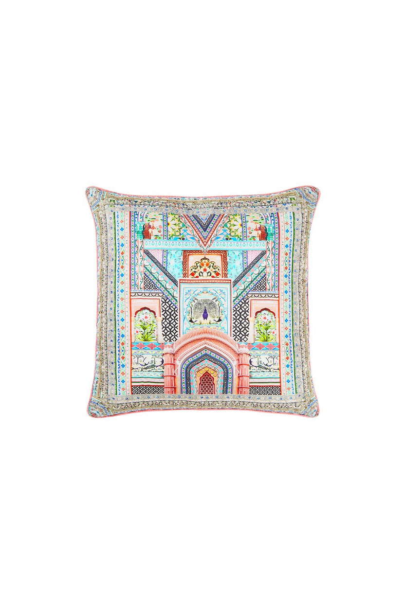 SMALL SQUARE CUSHION LADY LAKE – CAMILLA EU
