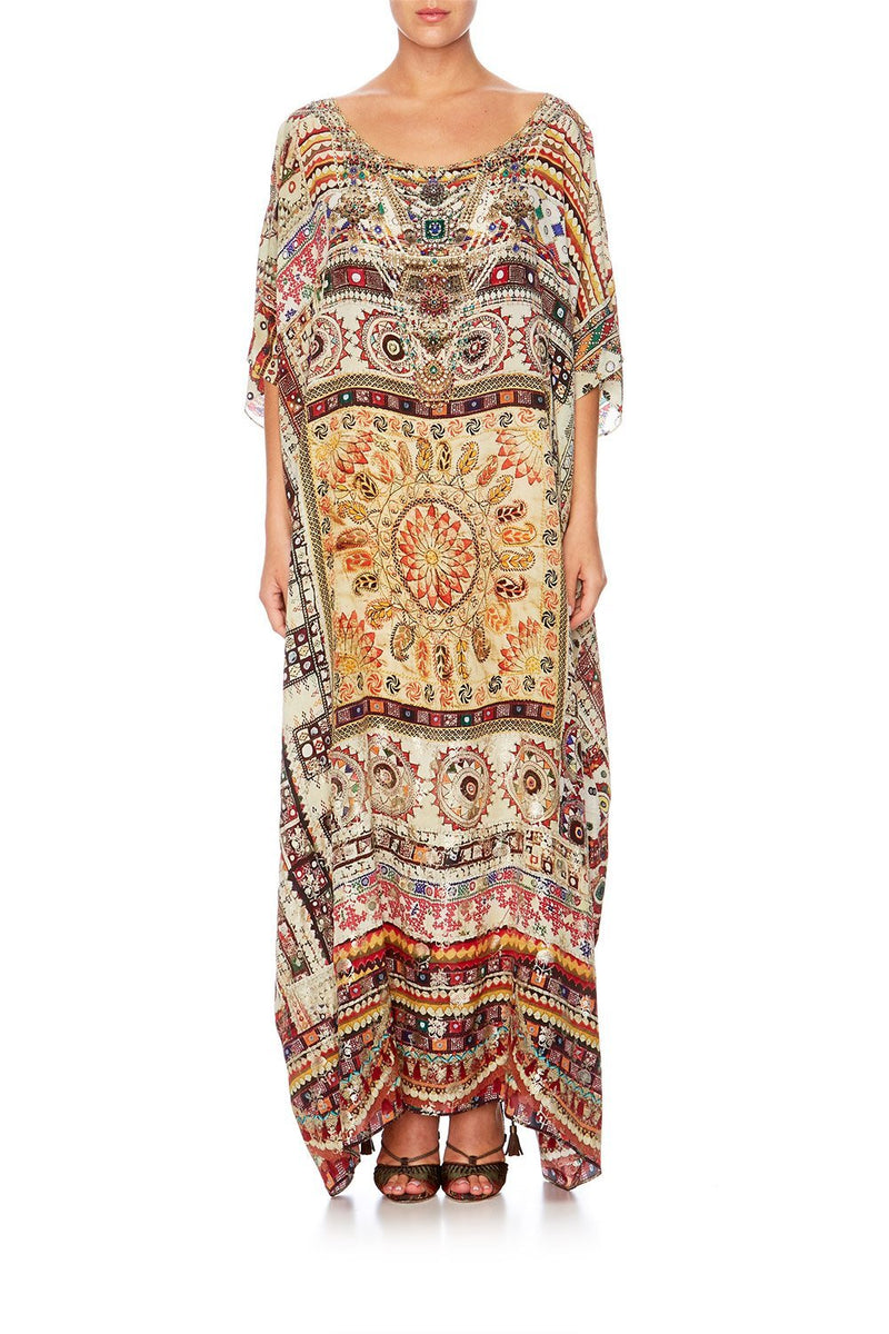 ROUND NECK KAFTAN INDIANA FRANKS – CAMILLA EU